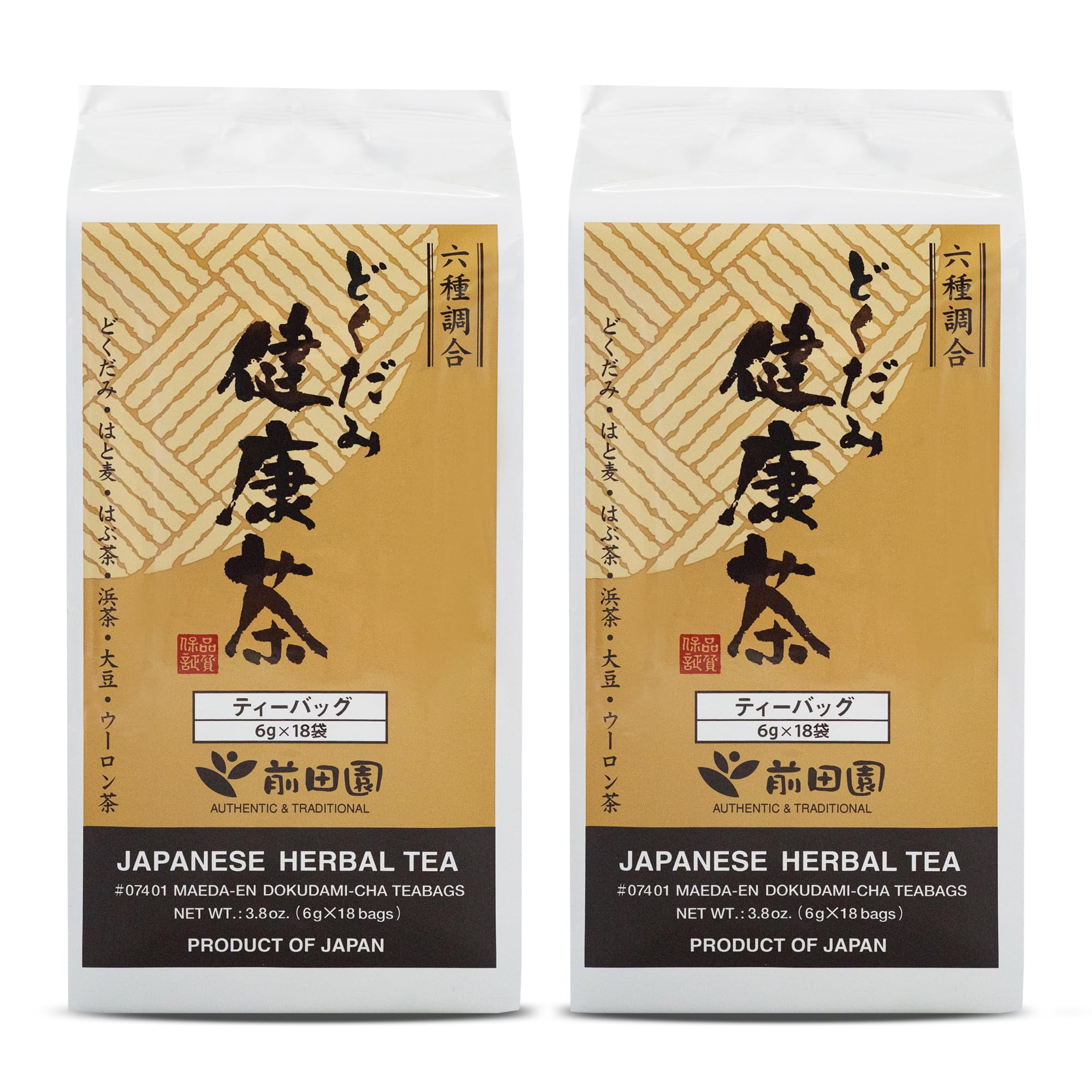 Maeda-en Dokudami-cha 36 Tea Bags Traditional Herbal Tea Japanese ...