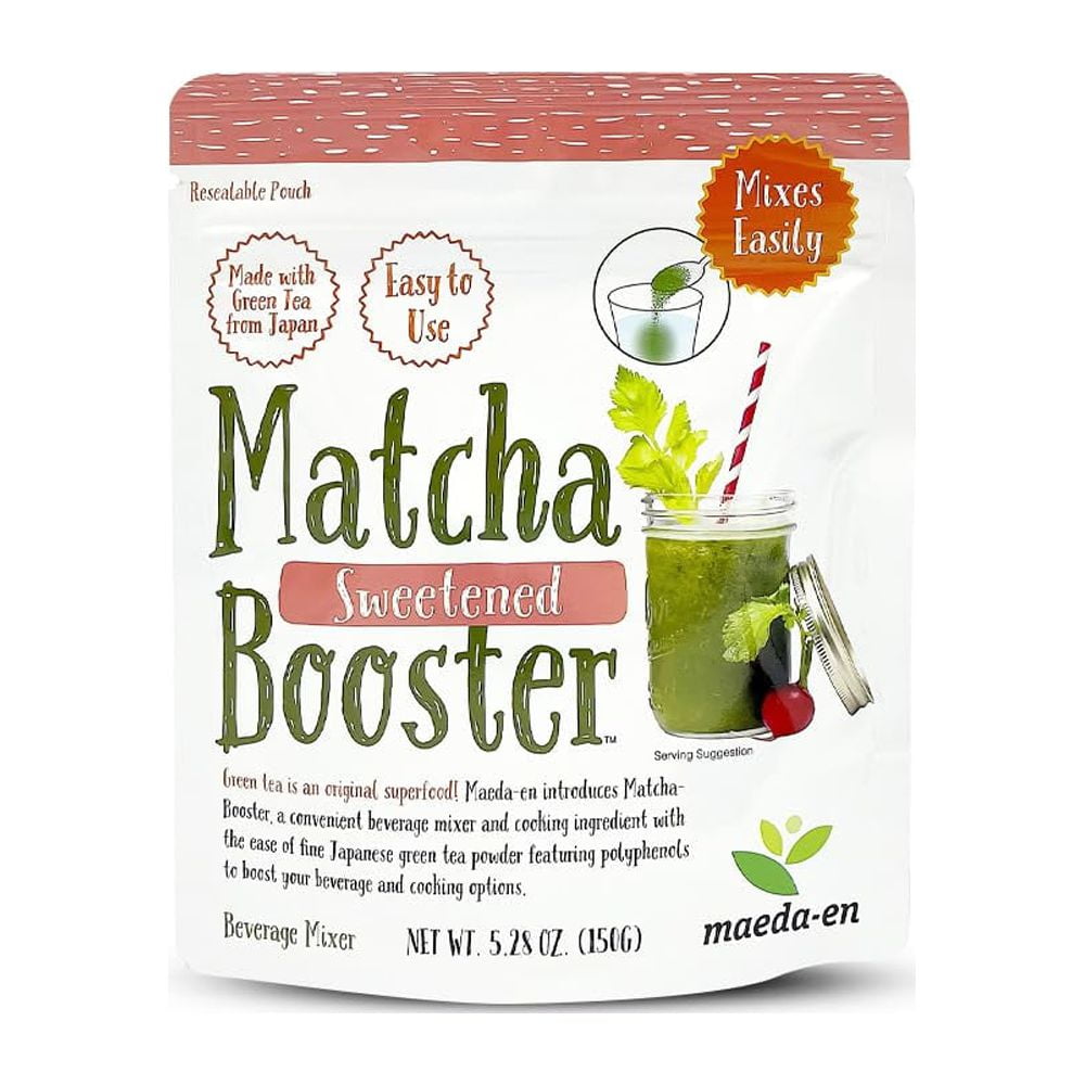 Maeda-en Matcha Booster Sweetened Green Tea Powder 150g 1 Pack Japanese ...