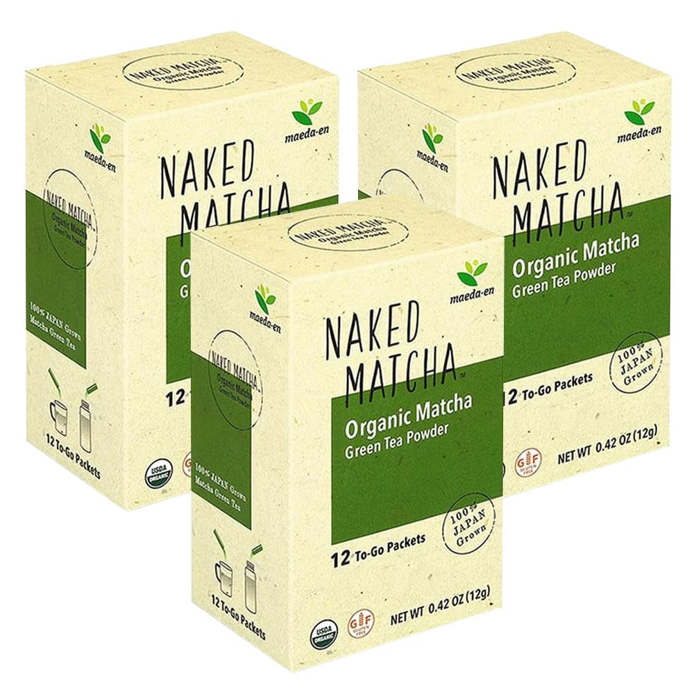 Maeda-en NAKED MATCHA Organic Matcha Green Tea Powder 36 Packets ...
