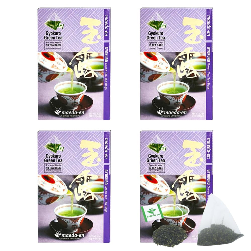 Maeda-en Premium Gyokuro Green Tea 40 Tea Bags Japanese Origin Hot or ...