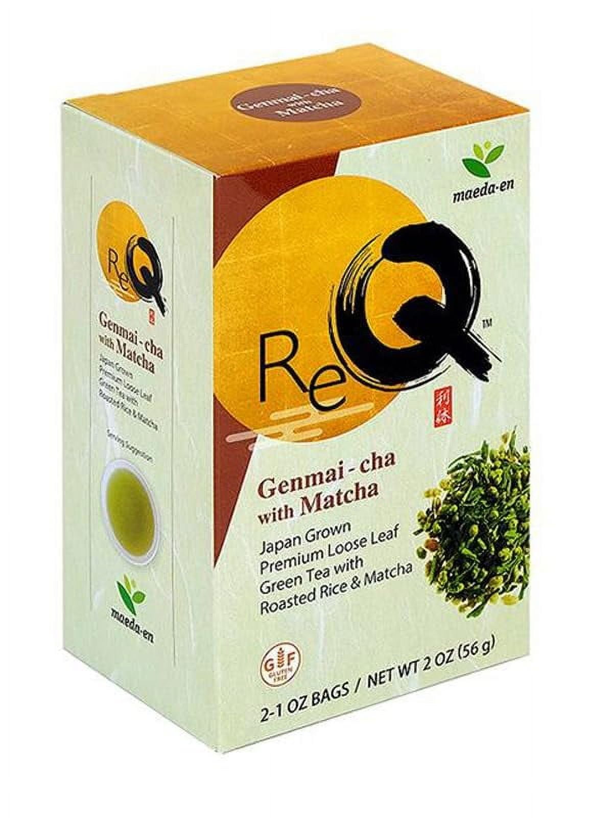Maeda-en Re-Q Genmai-cha with Matcha Roasted Rice Loose Leaf Green Tea ...