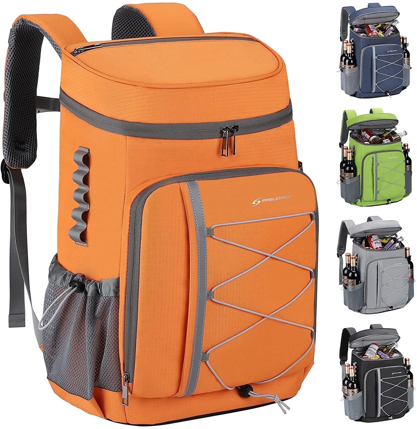 Maelstrom Cooler Backpack - 35/50 Can Insulated Soft Cooler Lunch Bag ...