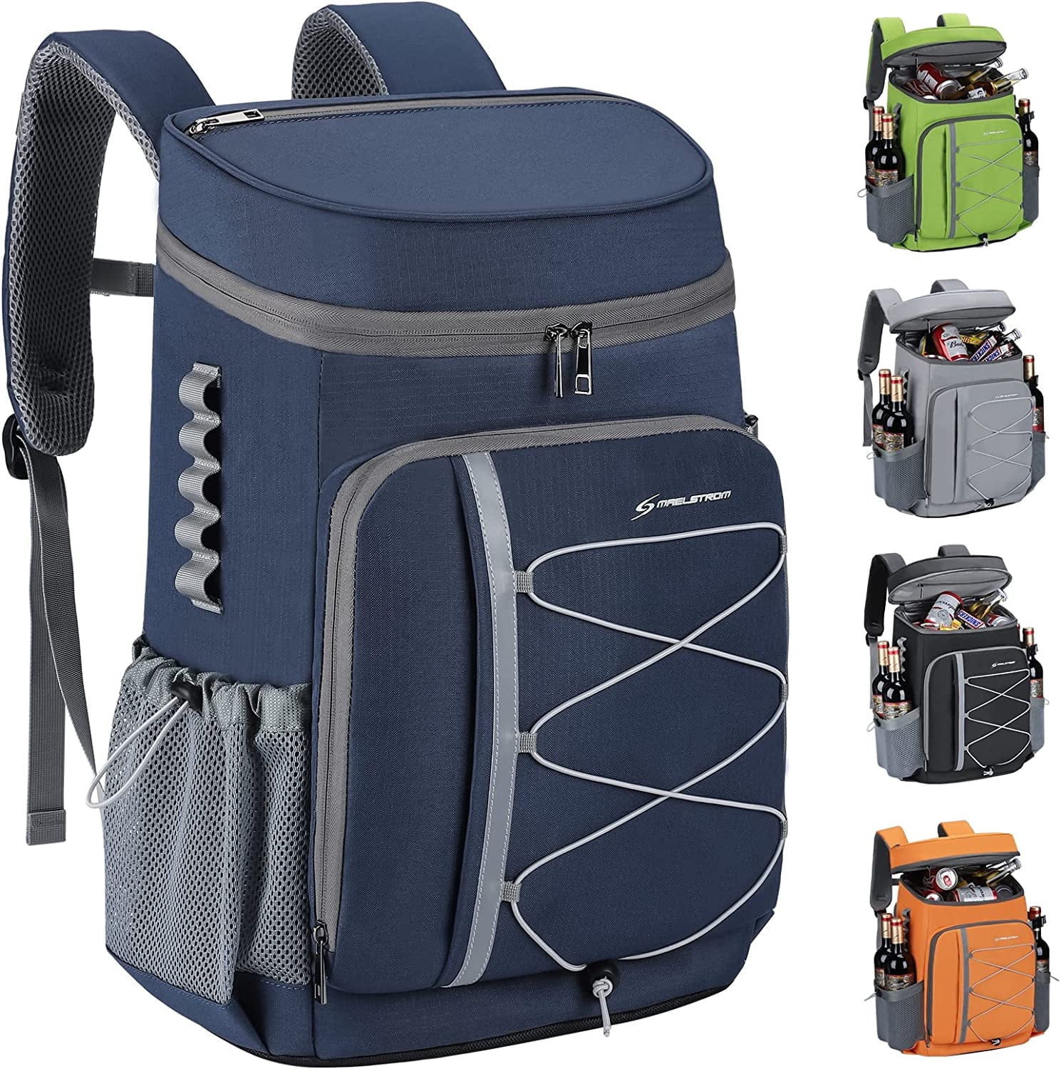 Maelstrom Cooler Backpack - 35/50 Can Insulated Soft Cooler Lunch Bag ...
