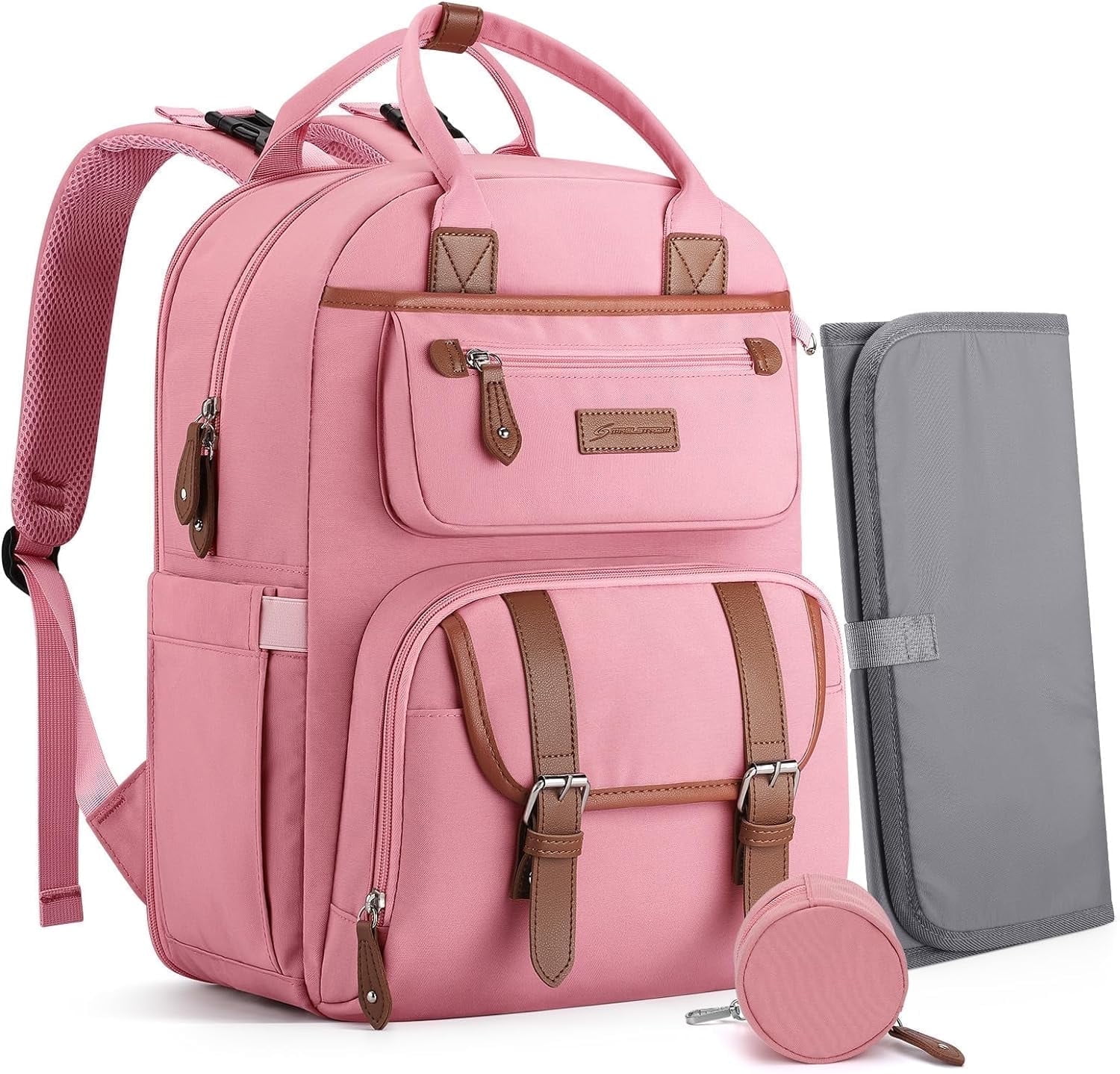 Maelstrom Diaper Bag Backpack,29L-45L Expandable Large Baby Bag for 2 ...