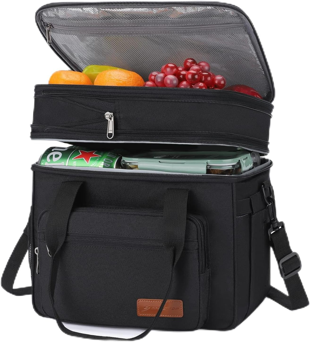 Maelstrom Lunch Box, 23L Insulated Lunch Bag, Expandable Double Deck ...