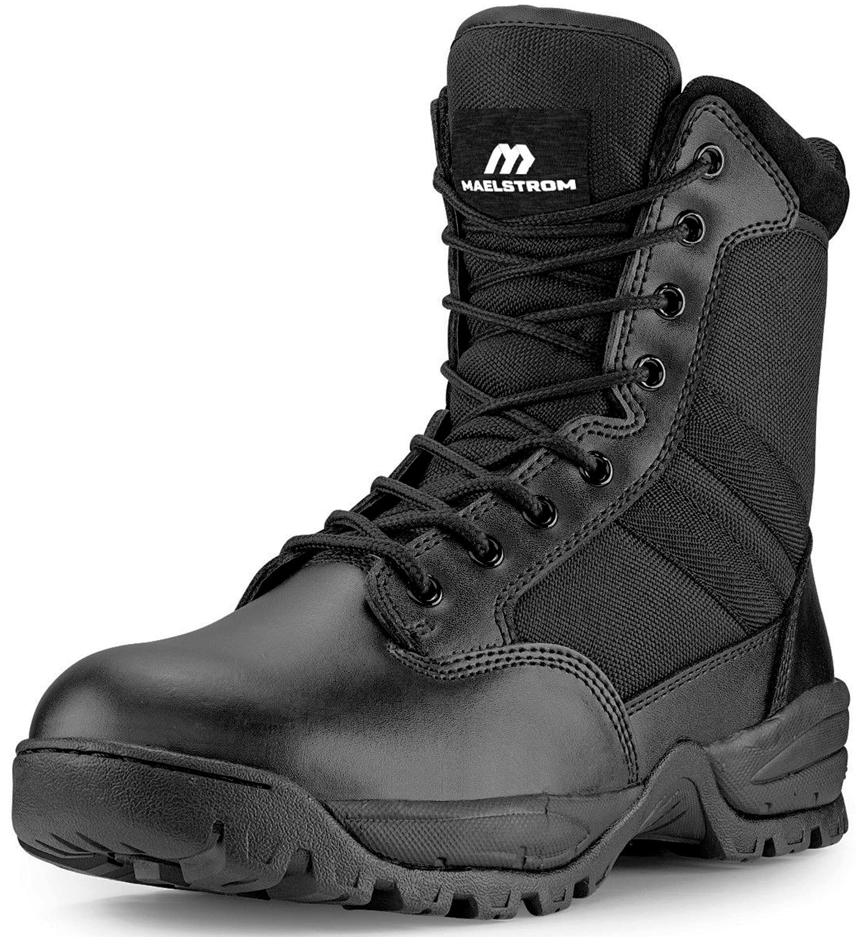 Maelstrom Mens tac force Fabric Hight Top Lace Up Running, Black, Size ...