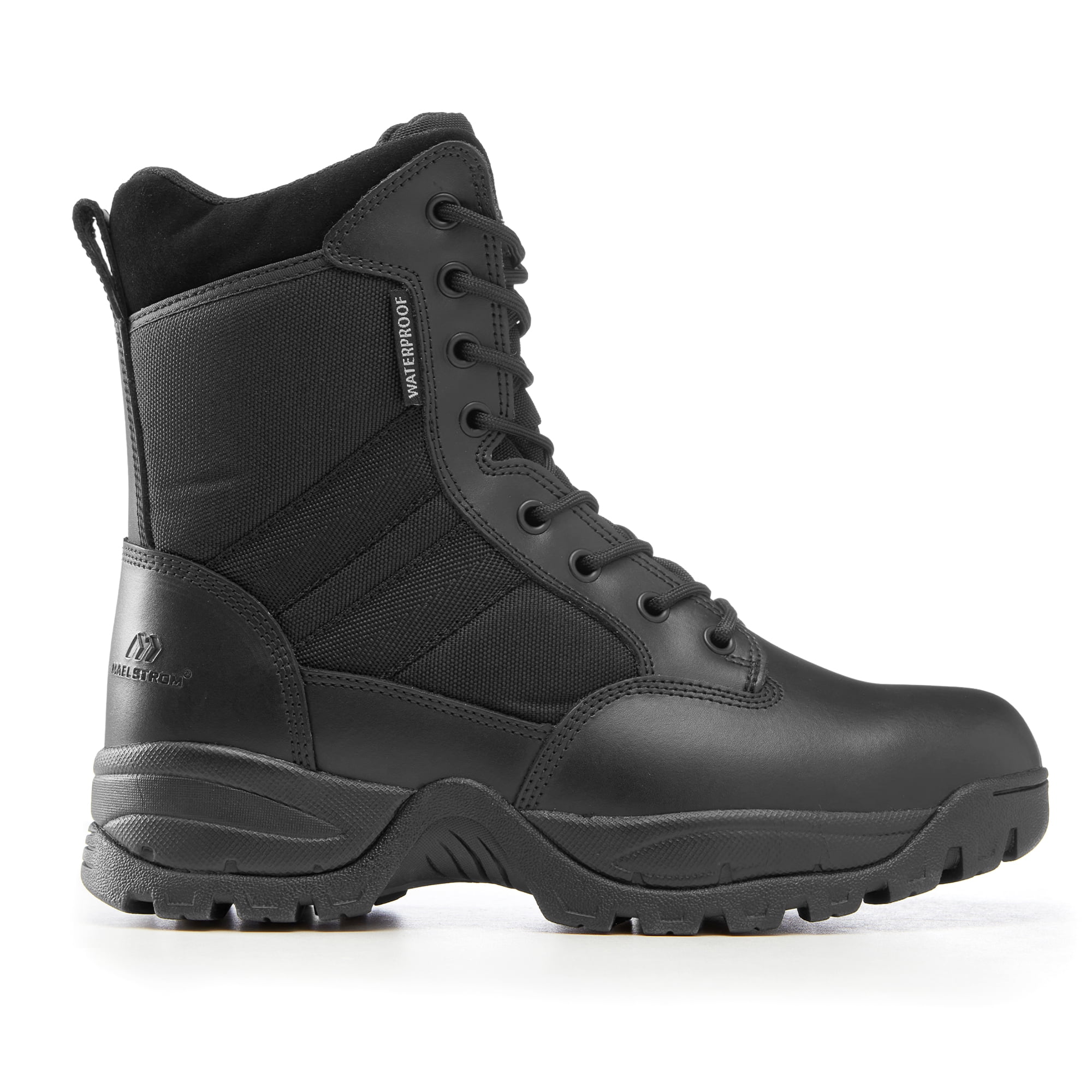 Maelstrom Lightweight Security Tactical Work Boots, Waterproof, Side ...