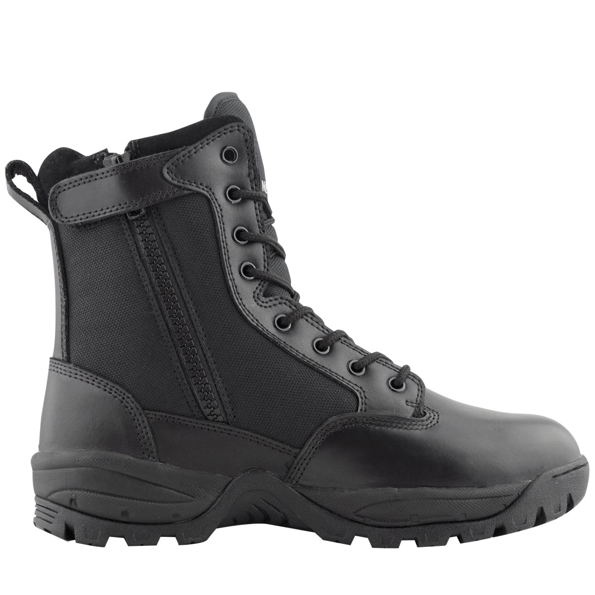 Maelstrom Military Tactical Work Boots with Side Zipper, Black, Size ...