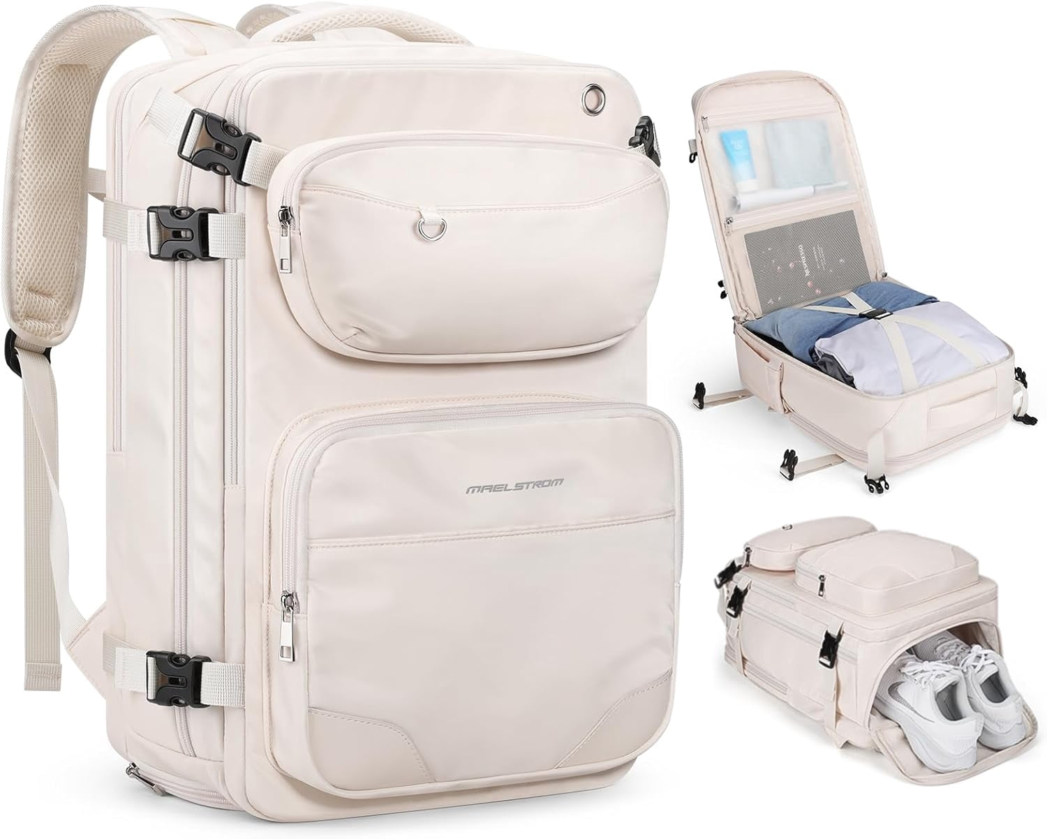 Maelstrom Travel Backpack for Men Women, 35L Carry on Backpack for ...