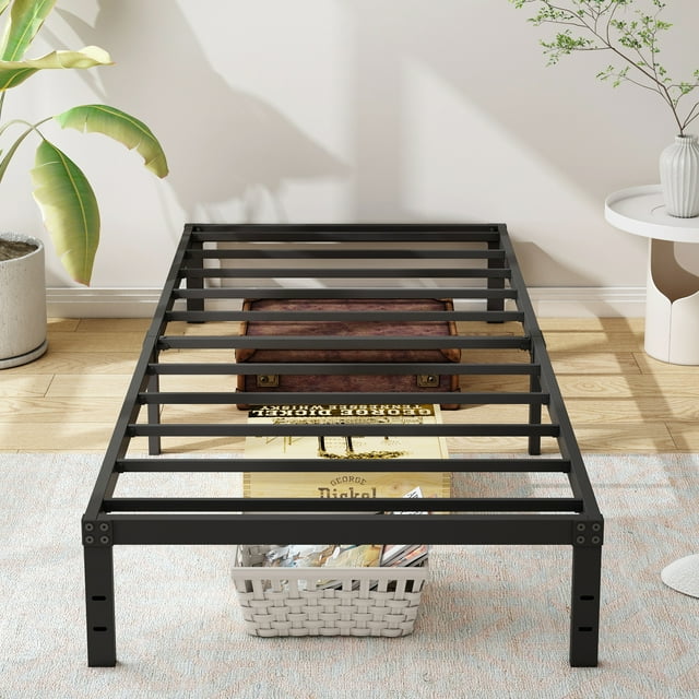 Maenizi 10 Inch Twin Bed Frames No Box Spring Needed, Heavy Duty Metal ...