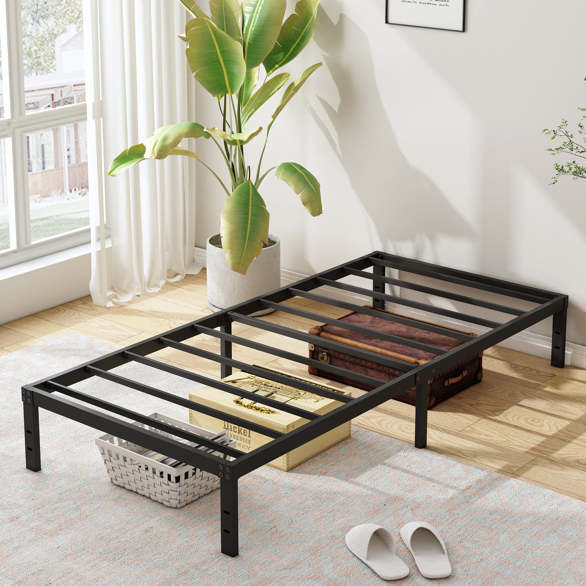 Maenizi 10 Inch Twin XL Bed Frames No Box Spring Needed, Heavy Duty XL ...