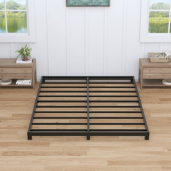 Maenizi 4 Inch Bed Frame Full Low Profile, Full Size Metal Bed Frame No ...