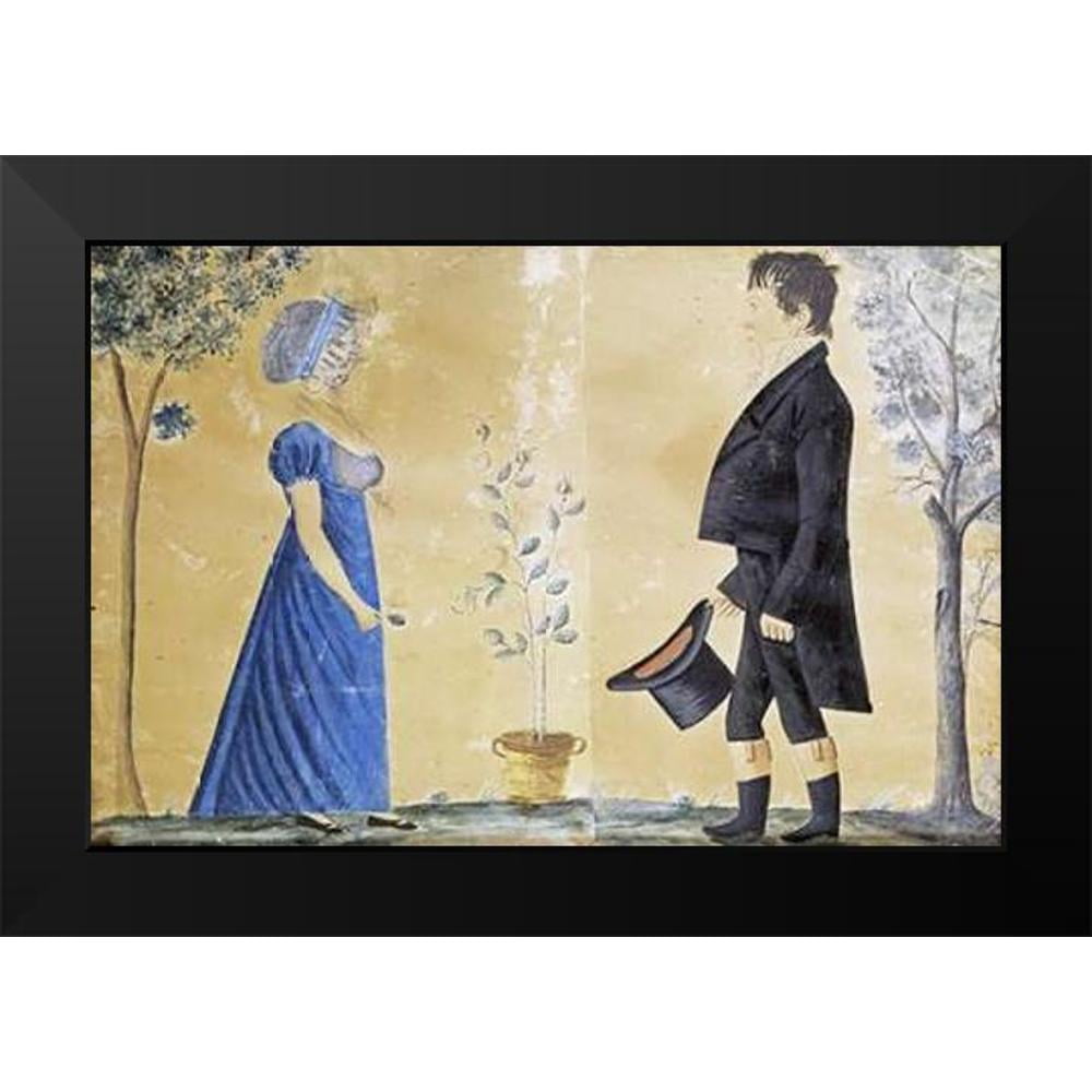 Maentel, Jacob 24x17 Black Modern Framed Museum Art Print Titled ...