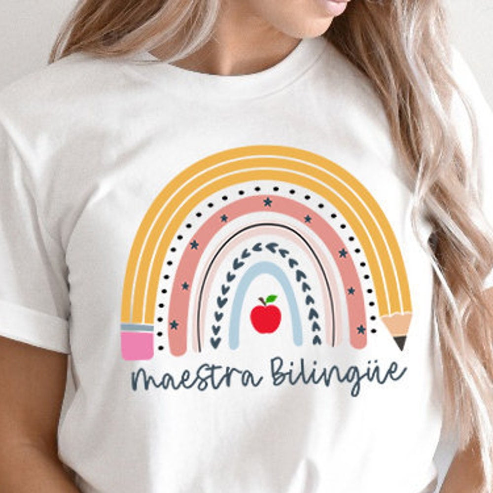 Maestra Bilingue, Maestra Shirt, Maestra, Maestra Siempre, Maestra Gift ...