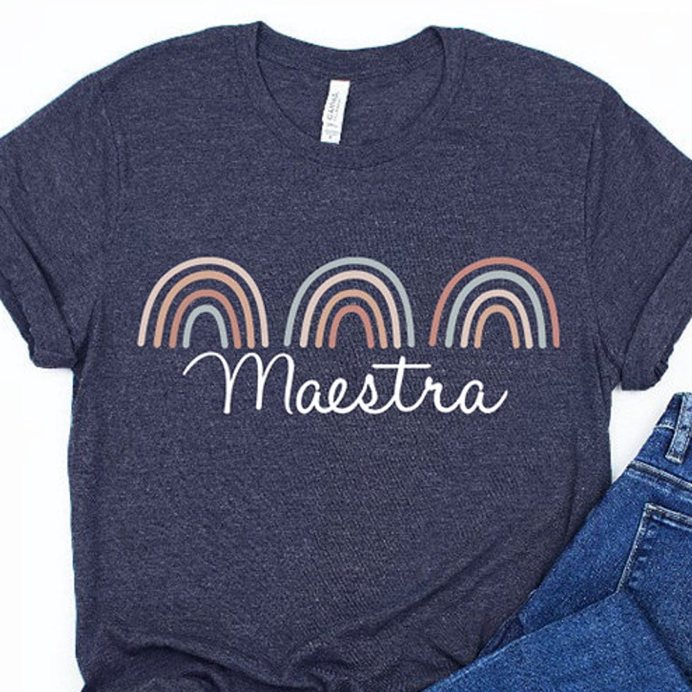 Maestra, Maestra Shirt, Maestra Bilingue, Maestra Siempre, Maestra Gift ...