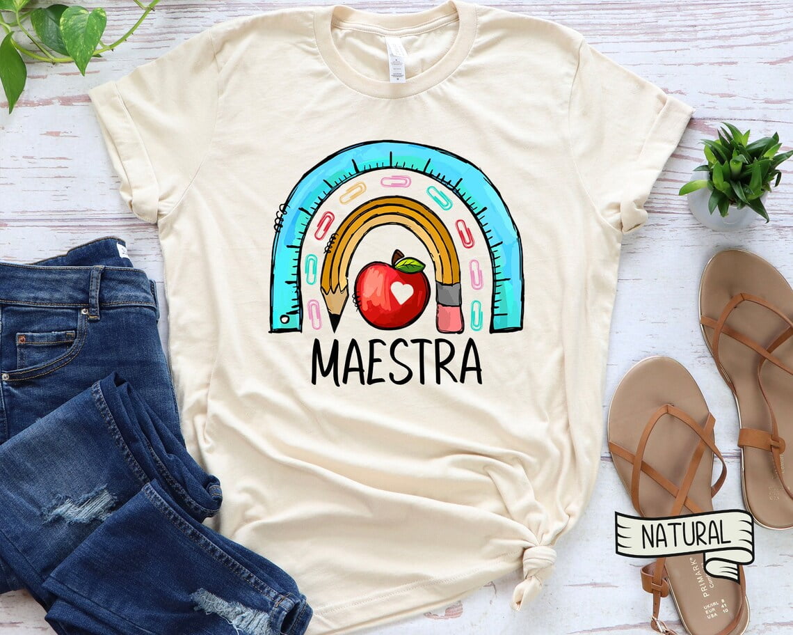 Maestra Shirt, Maestra Shirt, Maestra, Maestra Siempre, Maestra Gift ...