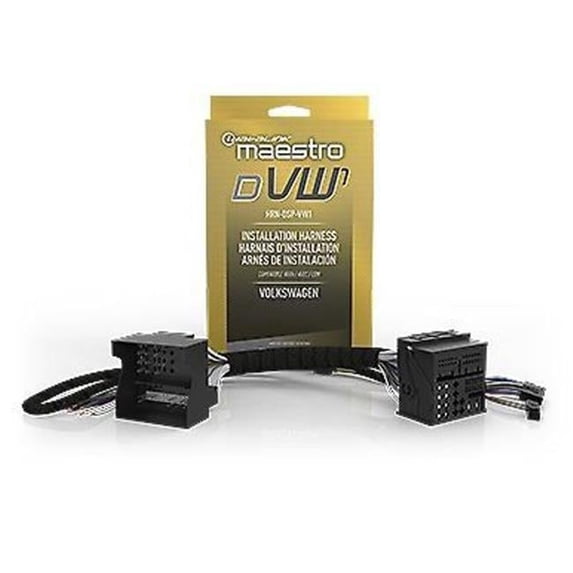 Maestro & ADS MAEHRN-DSP-VW1 DVW1 Plug & Play Harness for Nonamplified ...