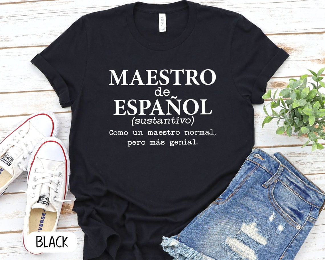 Maestro De Espanol Shirt, Maestro Tshirt, Male Teach Gift, Professor ...