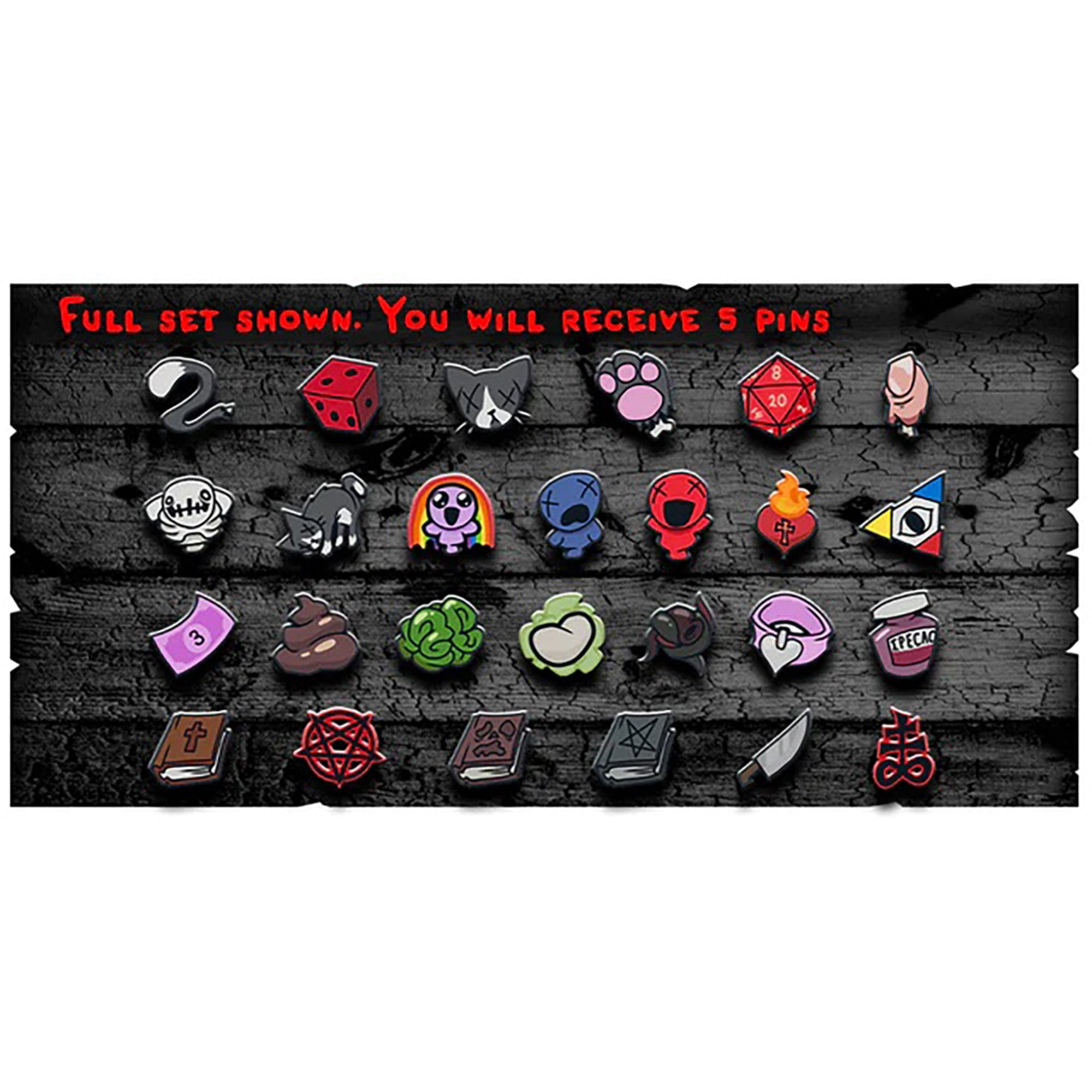 Maestro Media: The Binding of Isaac: Random Pins Pack - 5 Randomly ...