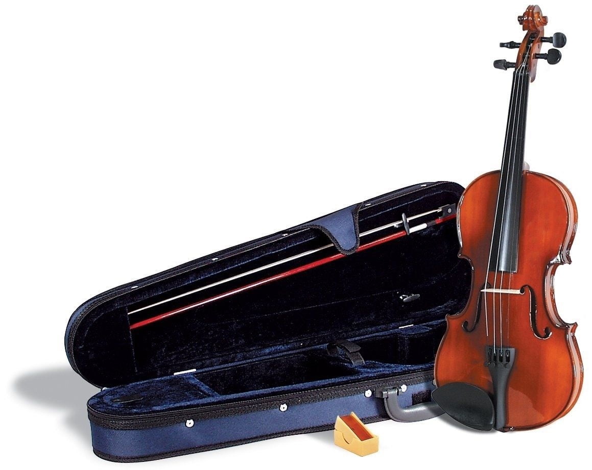 Maestro Model MVK441 - Solid Spruce Top Violin with Rosin, Bow & Hard ...