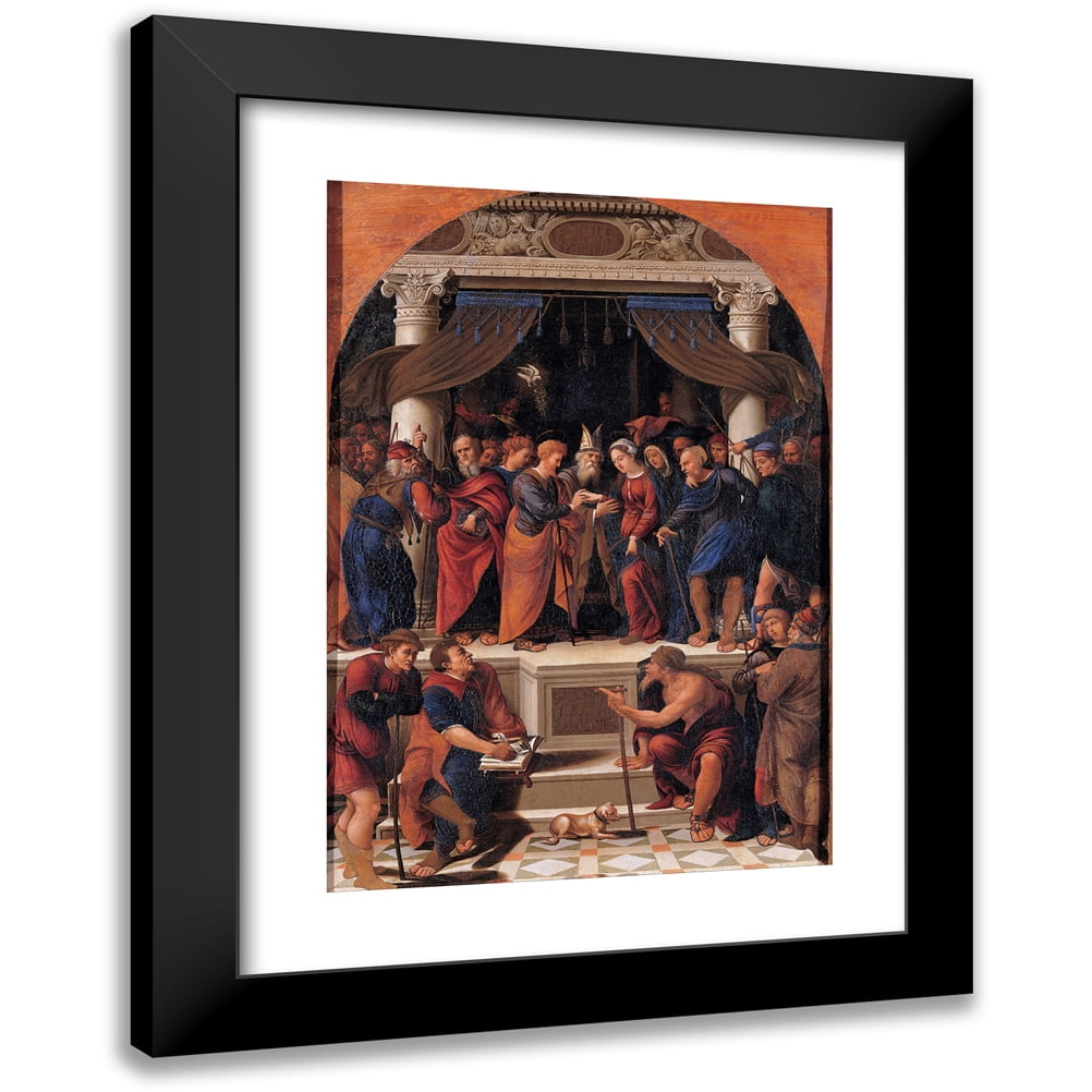 Maestro dei dodici apostoli 11x14 Black Modern Framed Museum Art Print ...