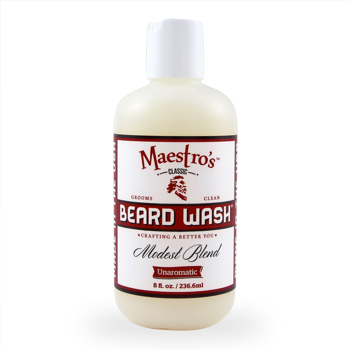 Maestro's Classic Modest Blend Beard Wash, 8oz - Walmart.com