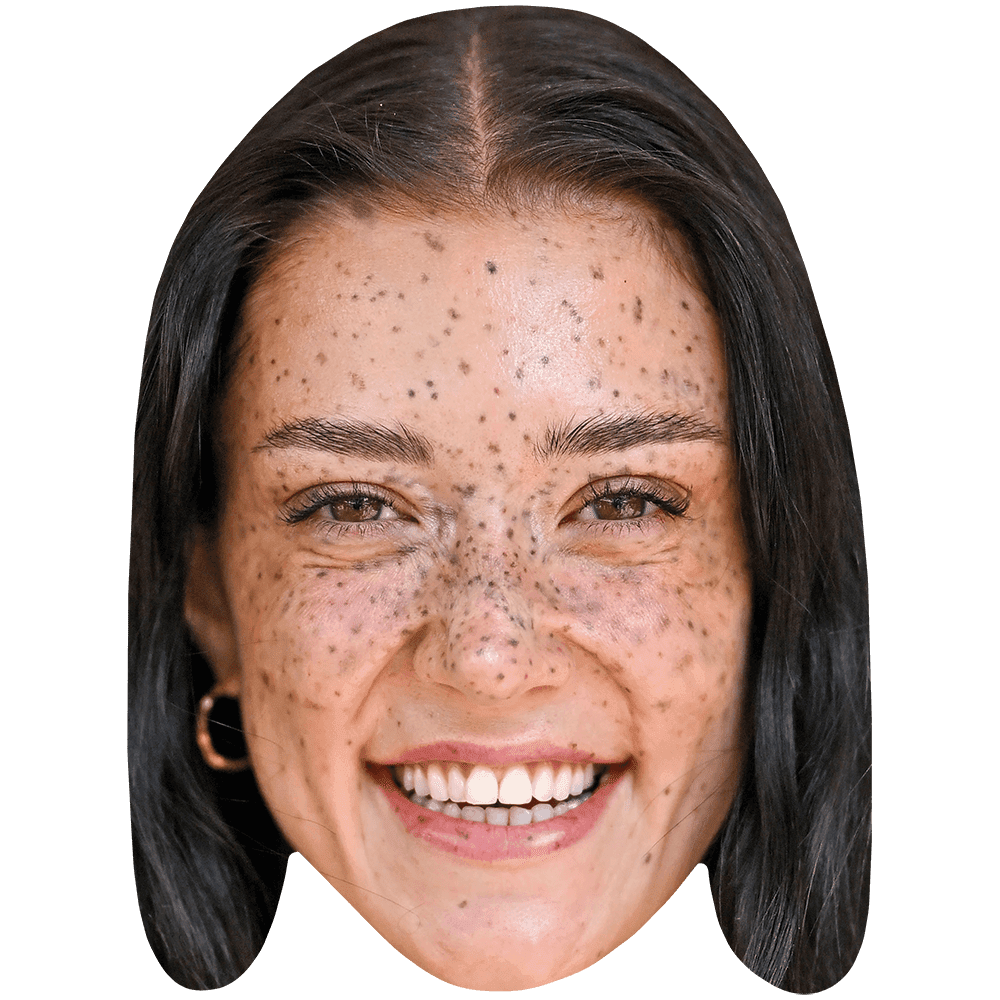 Maeva Marshall (Smile) Celebrity Mask, Flat Card Face, Fancy Dress Mask ...