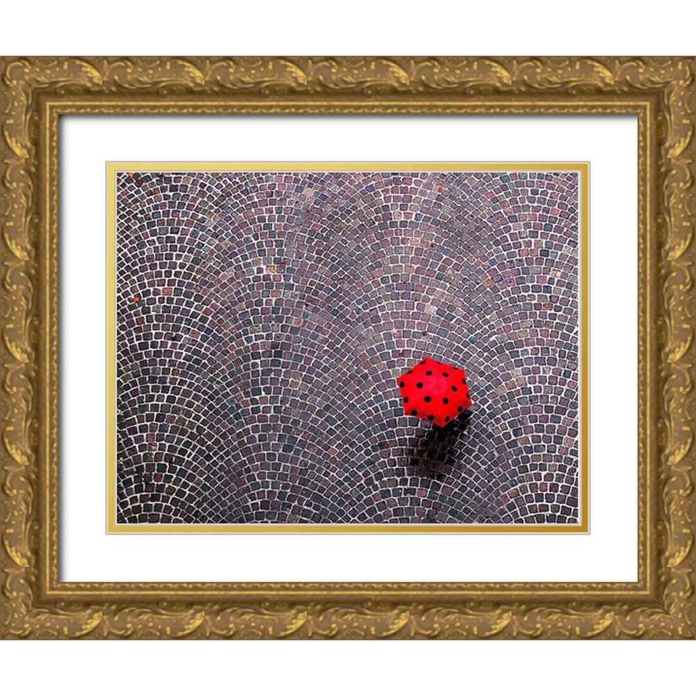 Maffei, Franco 24x19 Gold Ornate Wood Framed with Double Matting Museum ...