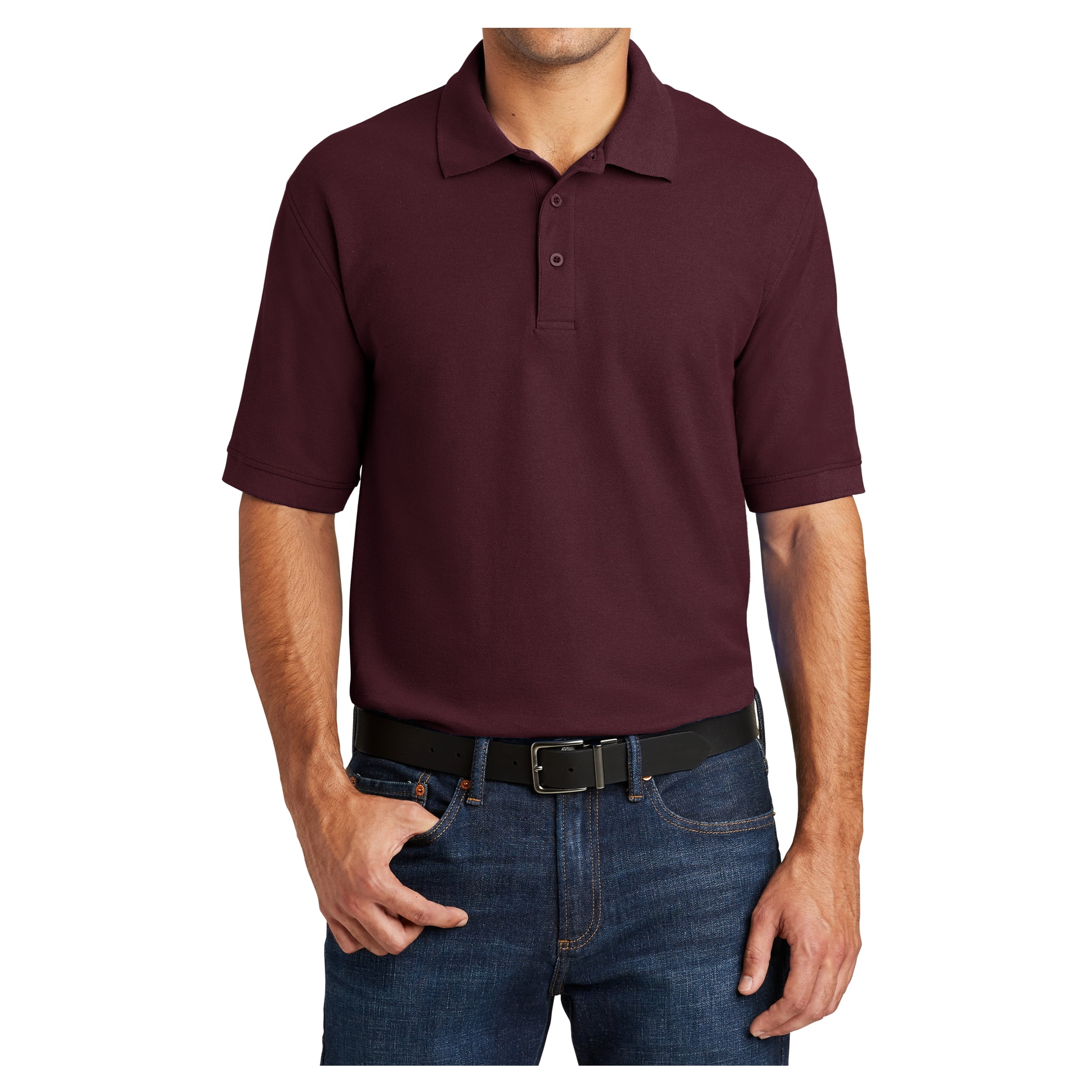 Mafoose Mens Short Sleeve Core Blend Male Pique Polo Shirt Athletic ...