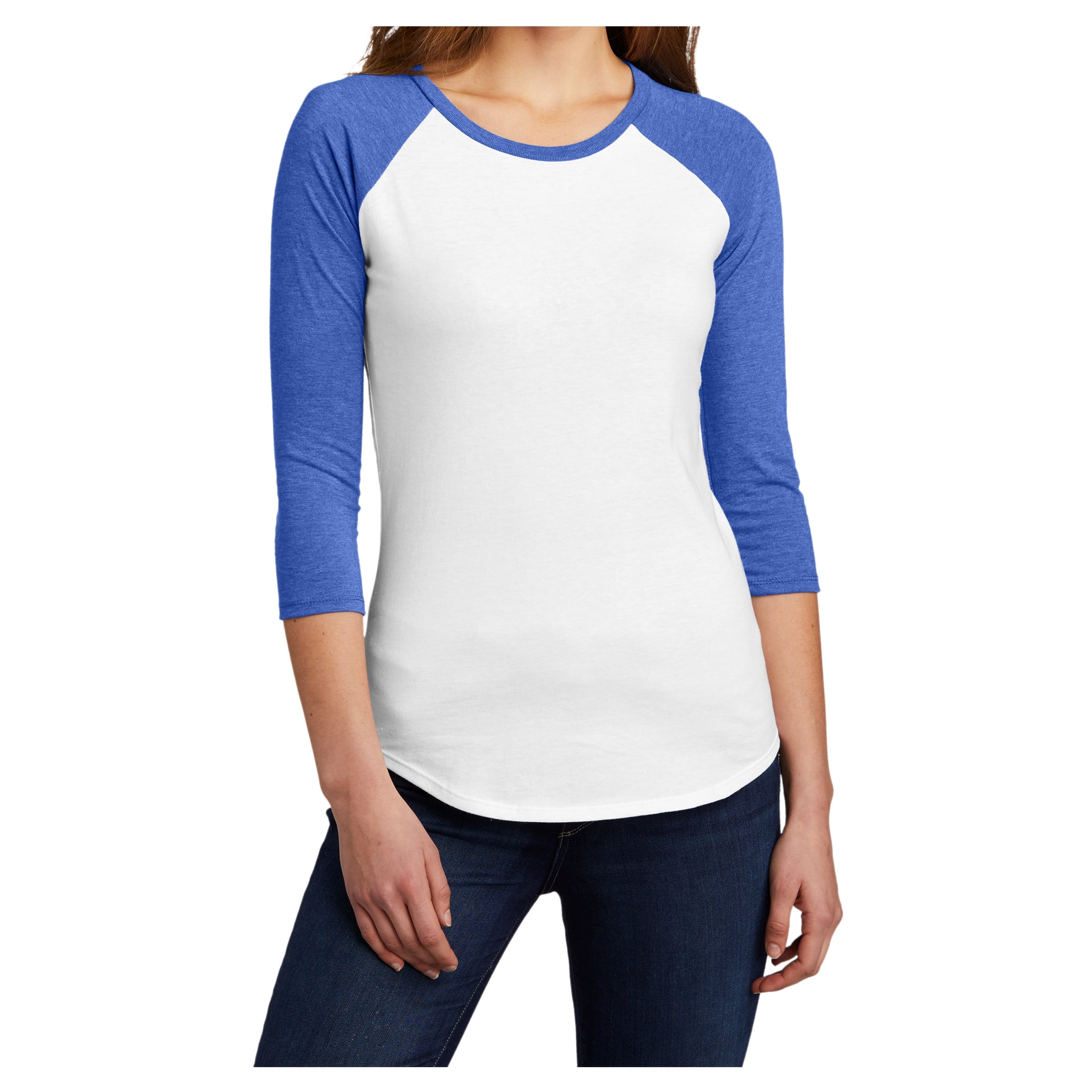 Mafoose Women Juniors Very Important 3/4-Sleeve Raglan T-Shirt Royal ...