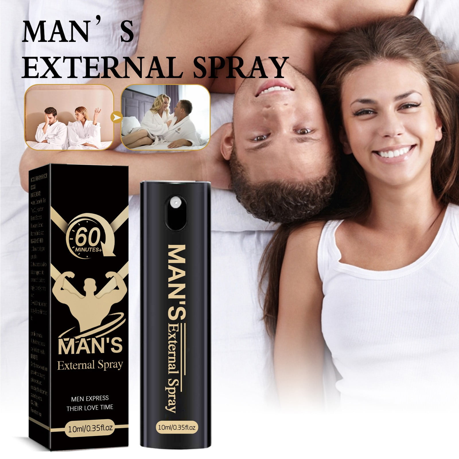 Mafushad Mens Care Spray Mens Body Care Strong Vitality Physical And Mental Pleasure Massage