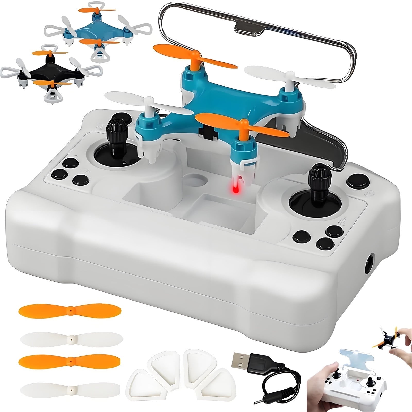 Mafushad Mini Drone Beginner-Friendly Stunt Flyer, All-Ages Mini Drone ...