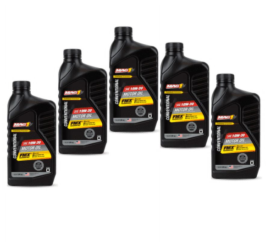 Mag 1 61648 Conventional 10W30 Motor Oil Pack of 5 - Walmart.com
