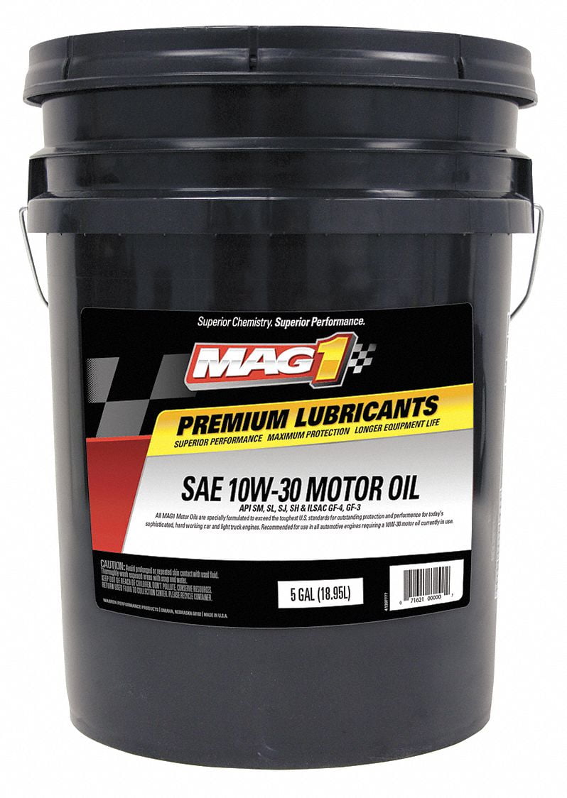 Mag 1 Engine Oil,10W-30,Conventional,5gal MAG00504 - Walmart.com