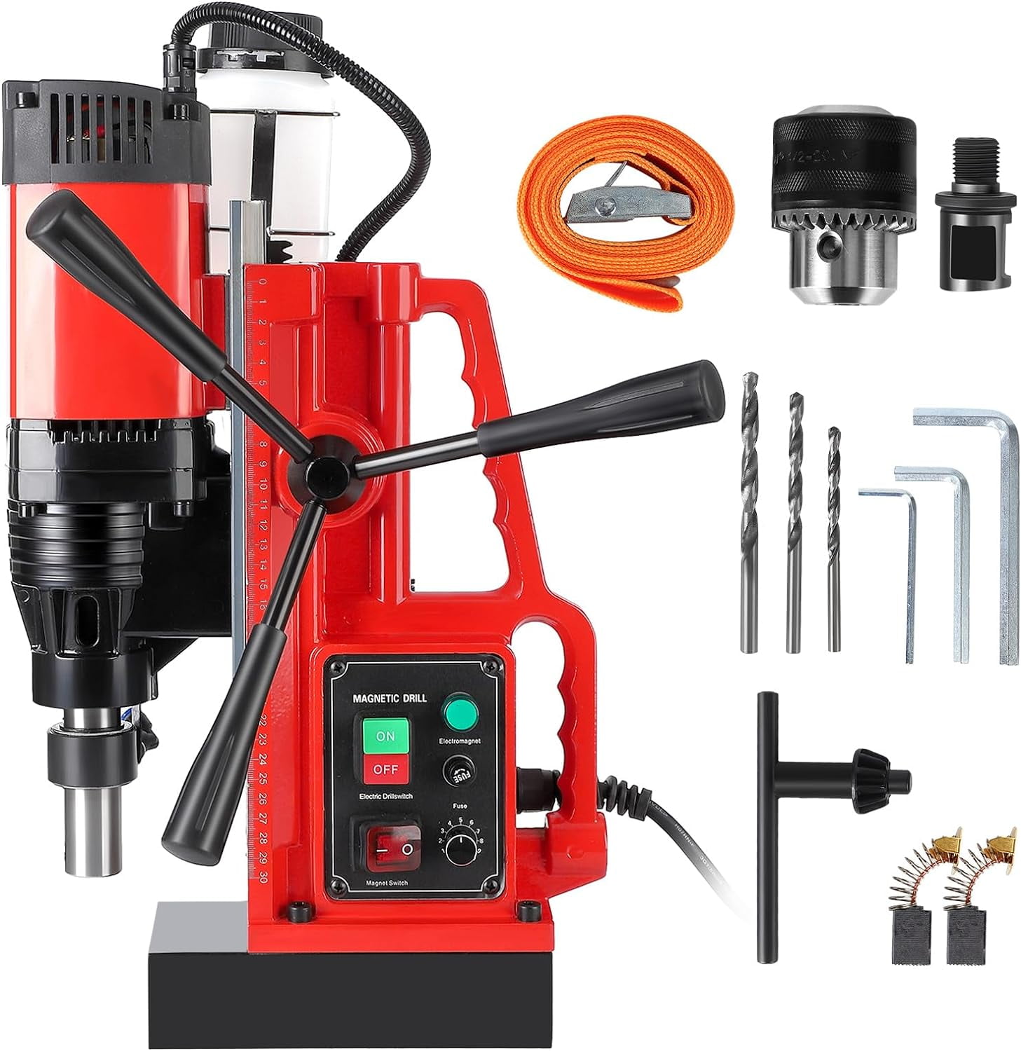 Mag Drill Press, 110V 2 Inches Boring Diameter 1550W_50 Single Track ...