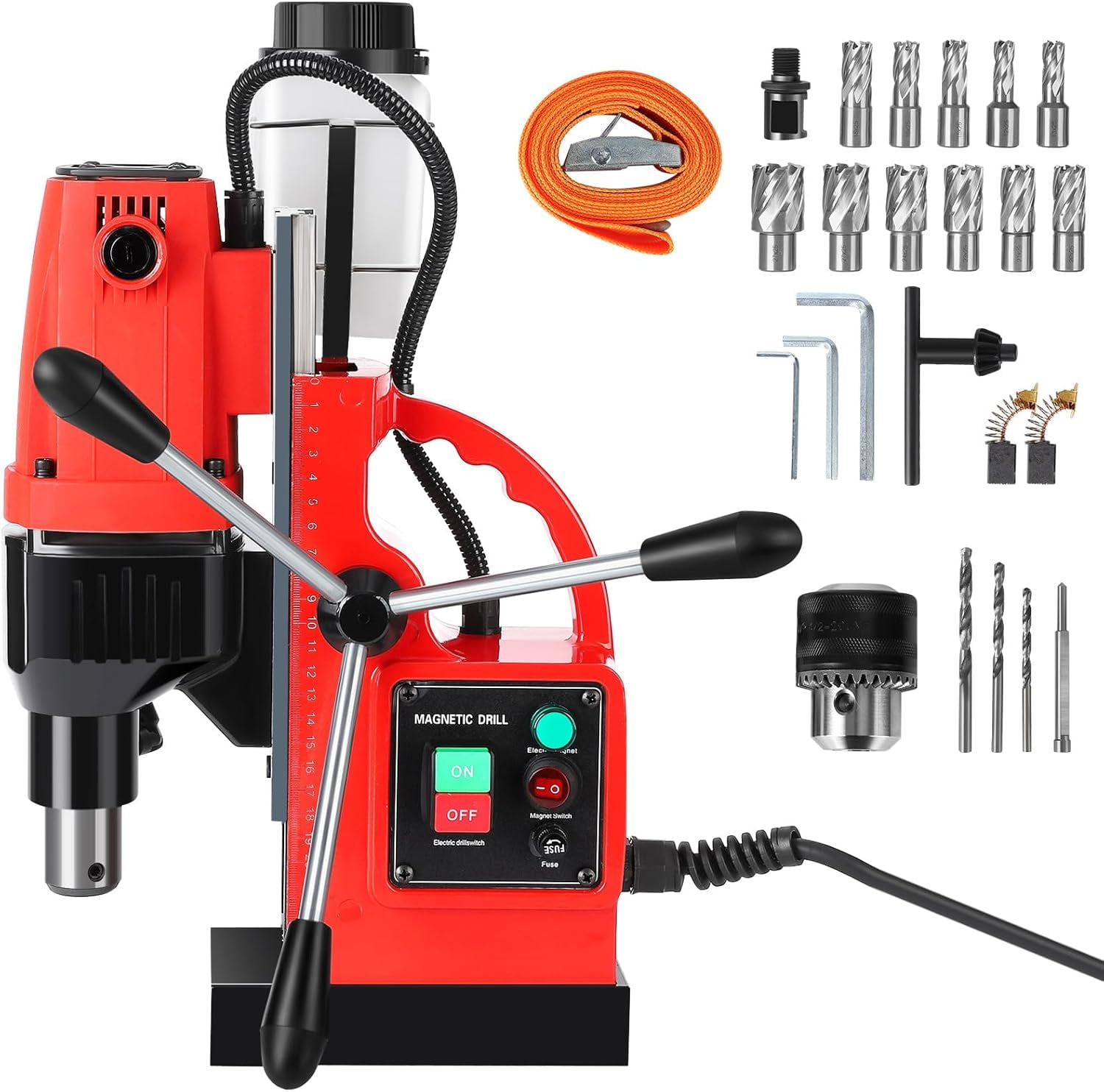 Mag Drill Press 110v 1.6 Inches Boring Diameter 1100W_40 Single Track ...