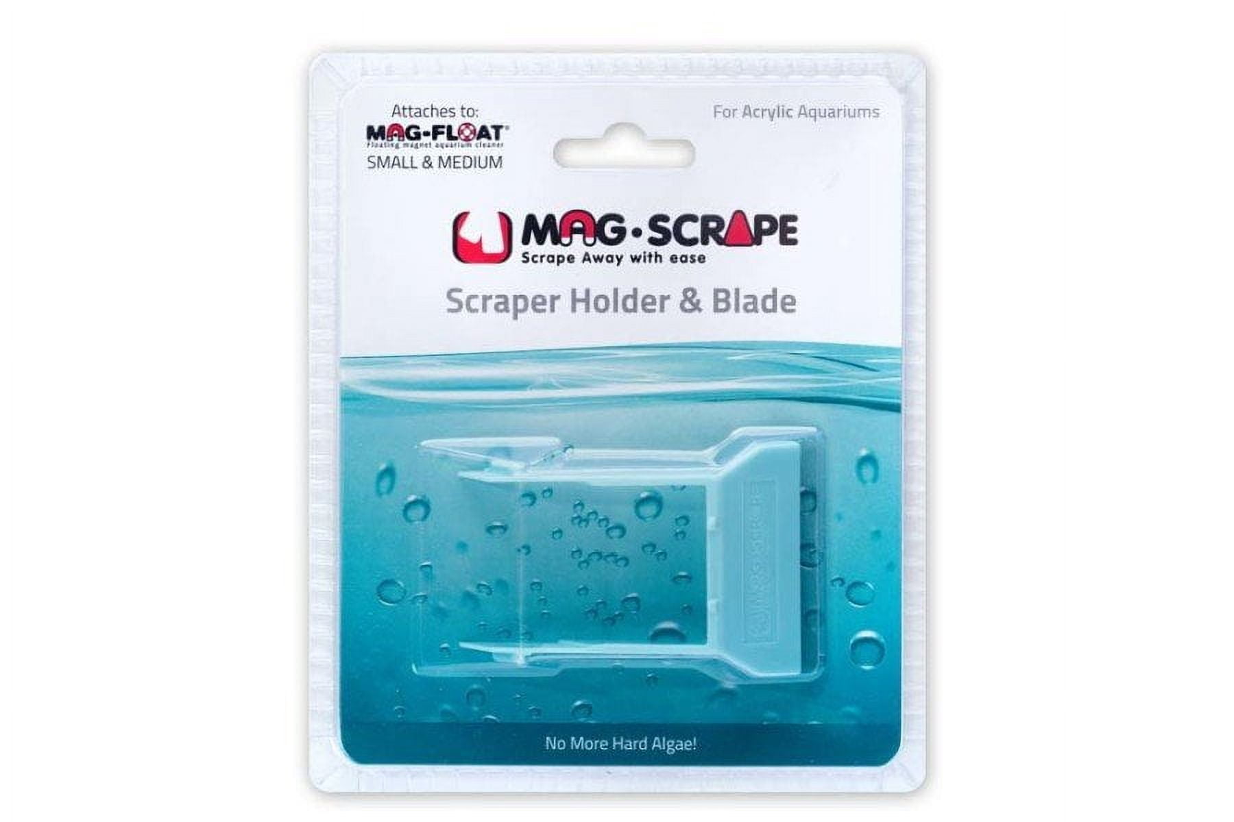 Mag Float Scraper Holder & Blade for Small & Medium Acrylic Aquarium ...