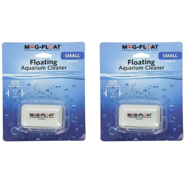 Mag-Float Ultimate Floating Magnet Aquarium Glass Cleaner 2-Pack ...