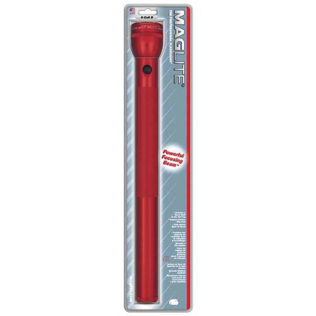 Mag-Lite 102-258 MagLite 178 Lumens Cordless Flashlight - Red - Walmart.com
