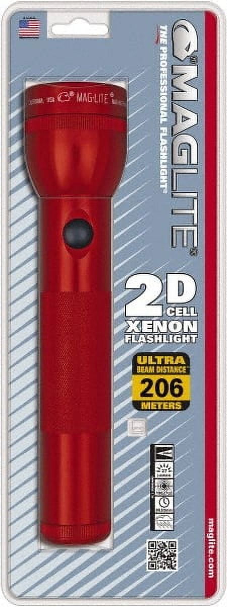 Mag-Lite Krypton Bulb, 27 Lumens, Industrial/Tactical Flashlight Red ...