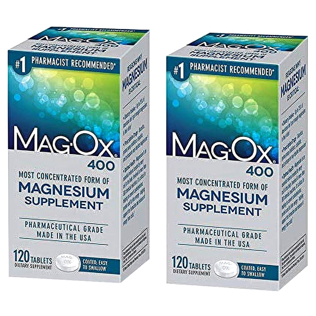 Mag-Ox 400 Magnesium Supplement, Magnesium Oxide Tablets, 483mg ...