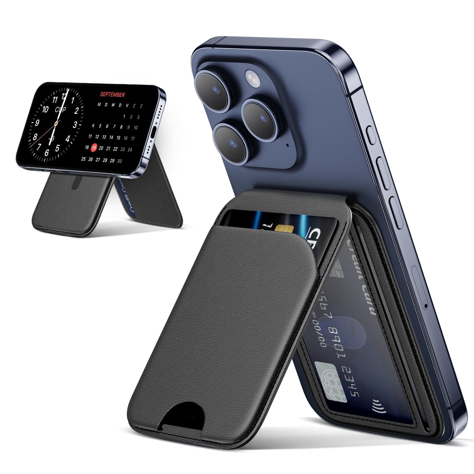 Wtuhu Mag-Safe Wallet Magnetic Wallet for iPhone Lightweight Magnetic ...