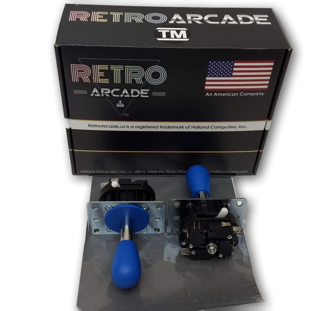Mag-Stik Arcade Joystick manually switchable from 4 to 8 way (Blue ...