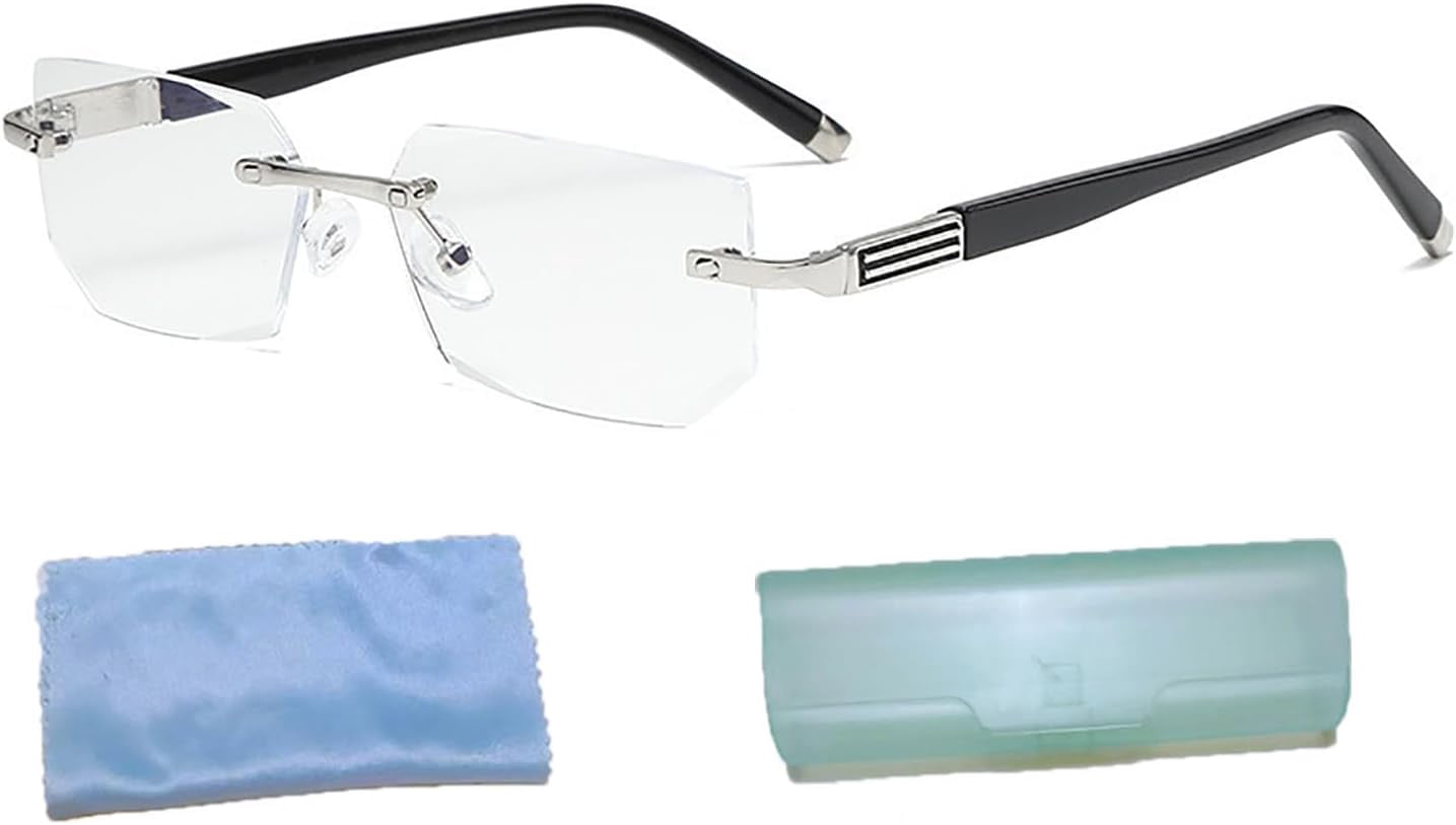 Mag Vision Glasses, 2025 New Automatic Zoom Blue Light Blocking Reading ...