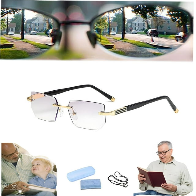 Mag Vision Glasses, 2025 New Intelligent Zoom Anti Blue Light ...