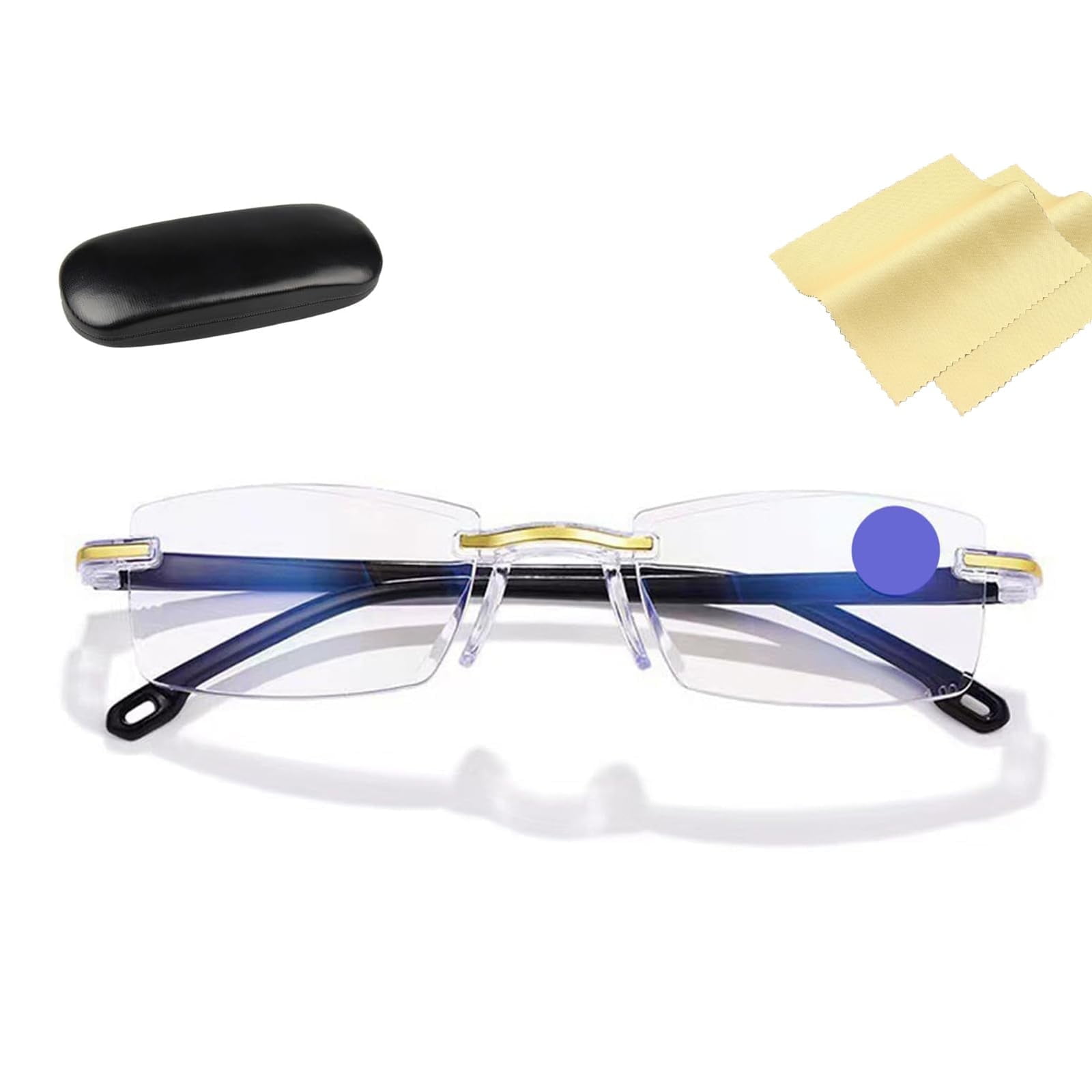 Mag Vision Glasses, Intelligent Zoom Anti Blue Light Blocking Computer ...