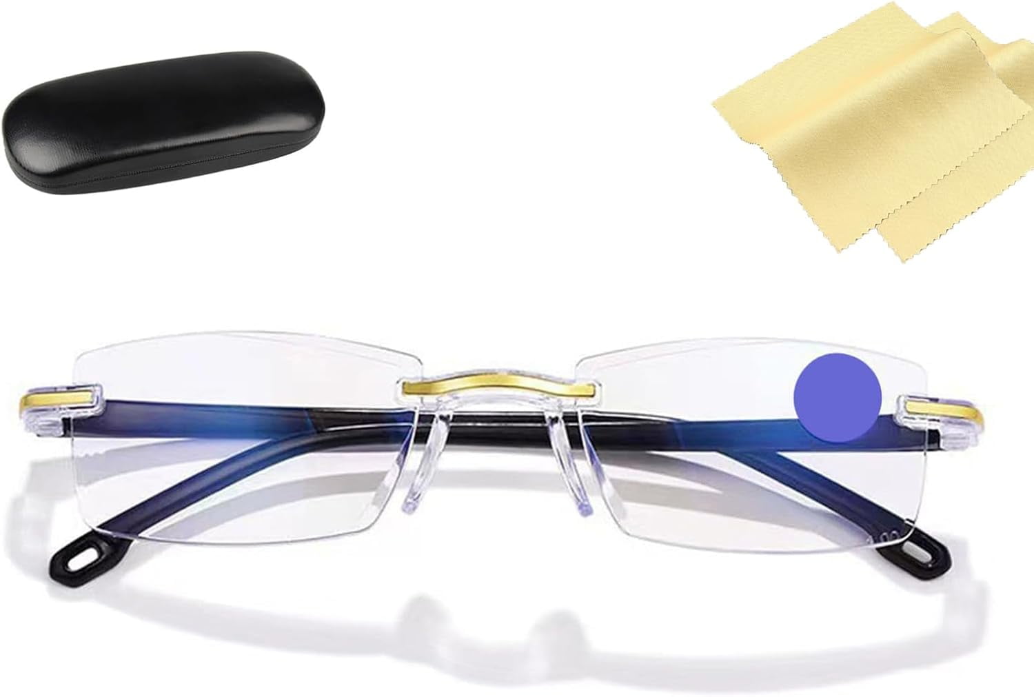 Mag Vision Glasses, Intelligent Zoom Anti Blue Light Blocking Computer ...
