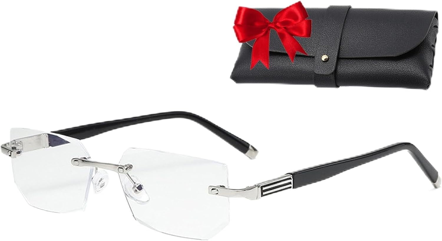 Mag Vision Glasses, Intelligent Zoom Anti Blue Light Presbyopia Glass ...