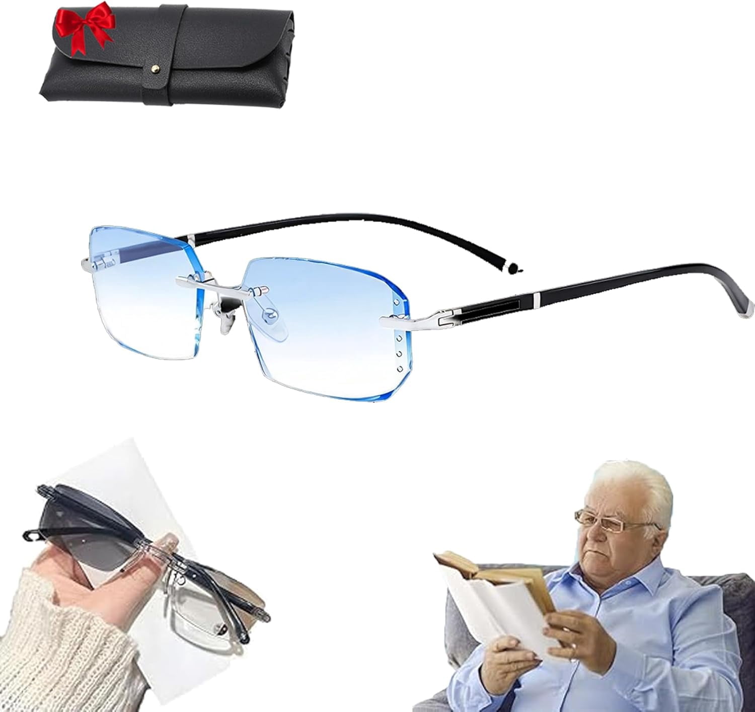 Mag Vision Glasses, Mag Vision Eye Glasses for Women, Color-Changing ...