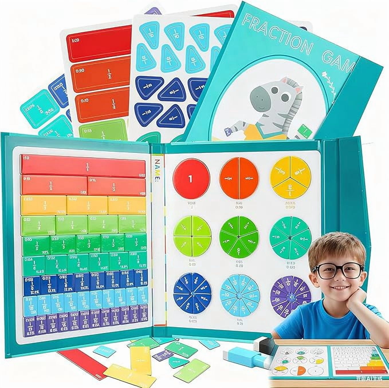 Mag-netic Fraction Demonstration Book, Mag-netic Tiles & Discs ...